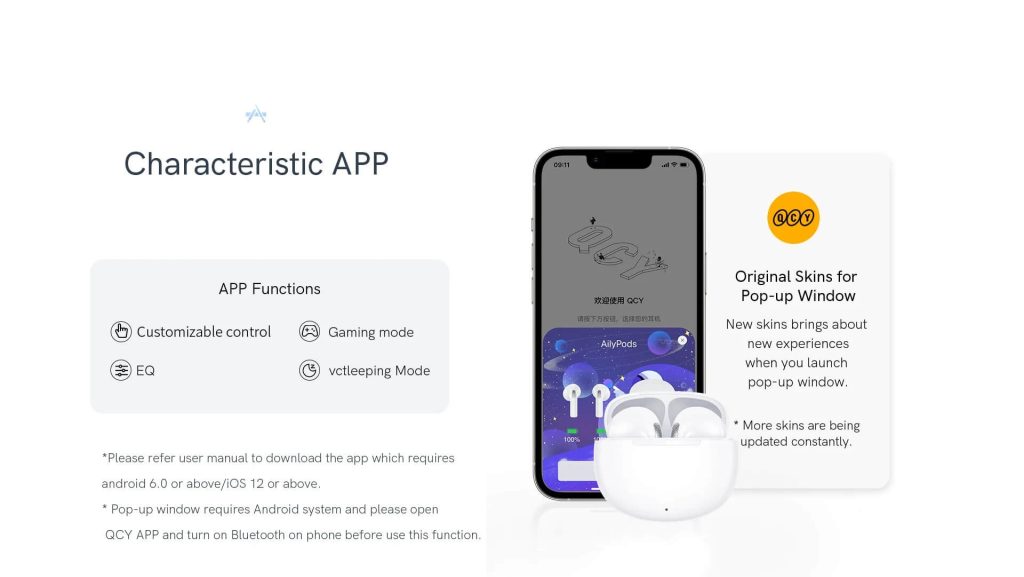 هندزفری بلوتوث شیائومی مدل QCY T20 AilyPods Neo - شیائومی بازار